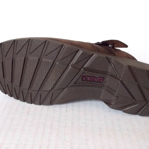 Teva | Shoes | Teva De La Vina Clogs Waterproof Leather Brown New ...